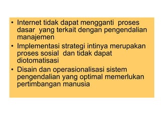 Sistem Pengendalian Manajemen Biasa | PPT
