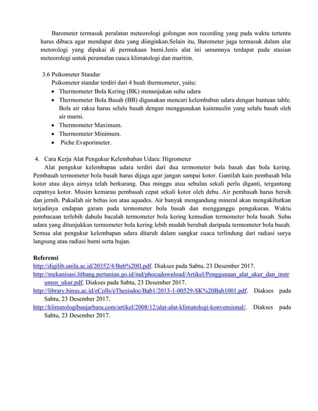 Sistem Pengukuran Suhu dan Kelembaban Udara | PDF