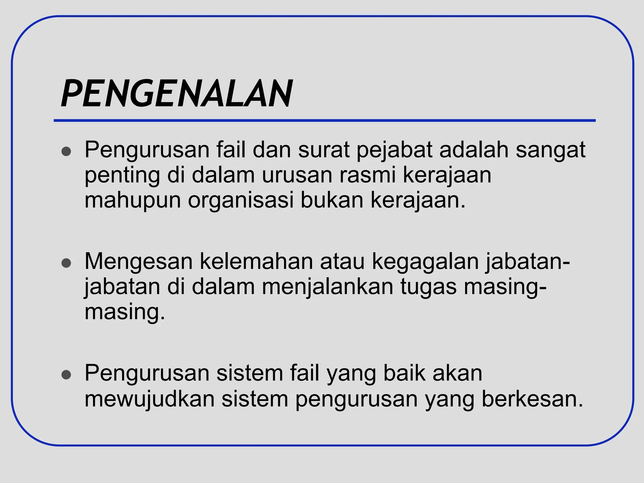 SISTEM PENGURUSAN FAIL DAN SURAT PEJABAT.ppt