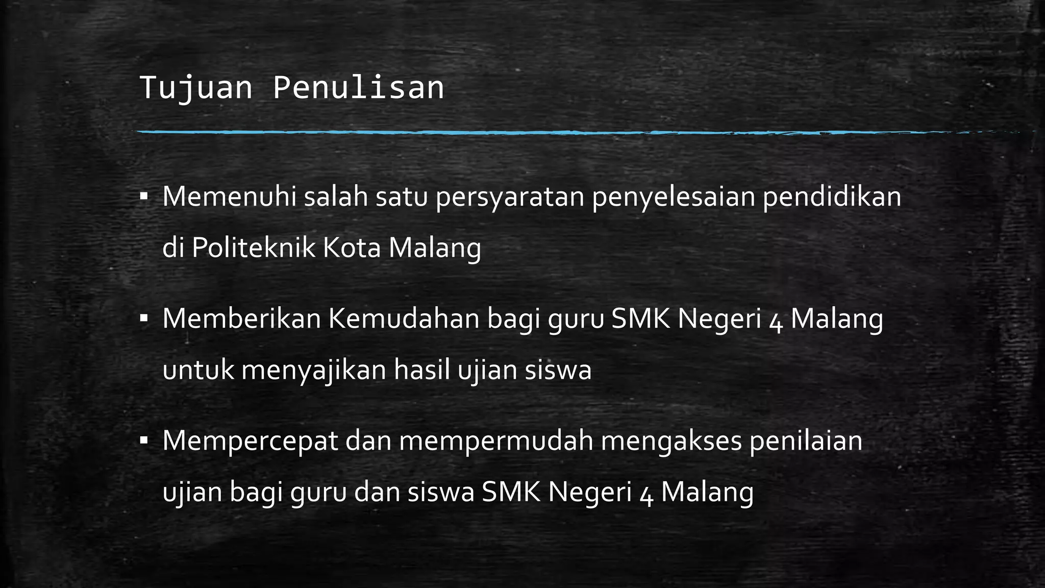 Sistem penilaian berbasis web | PPTX