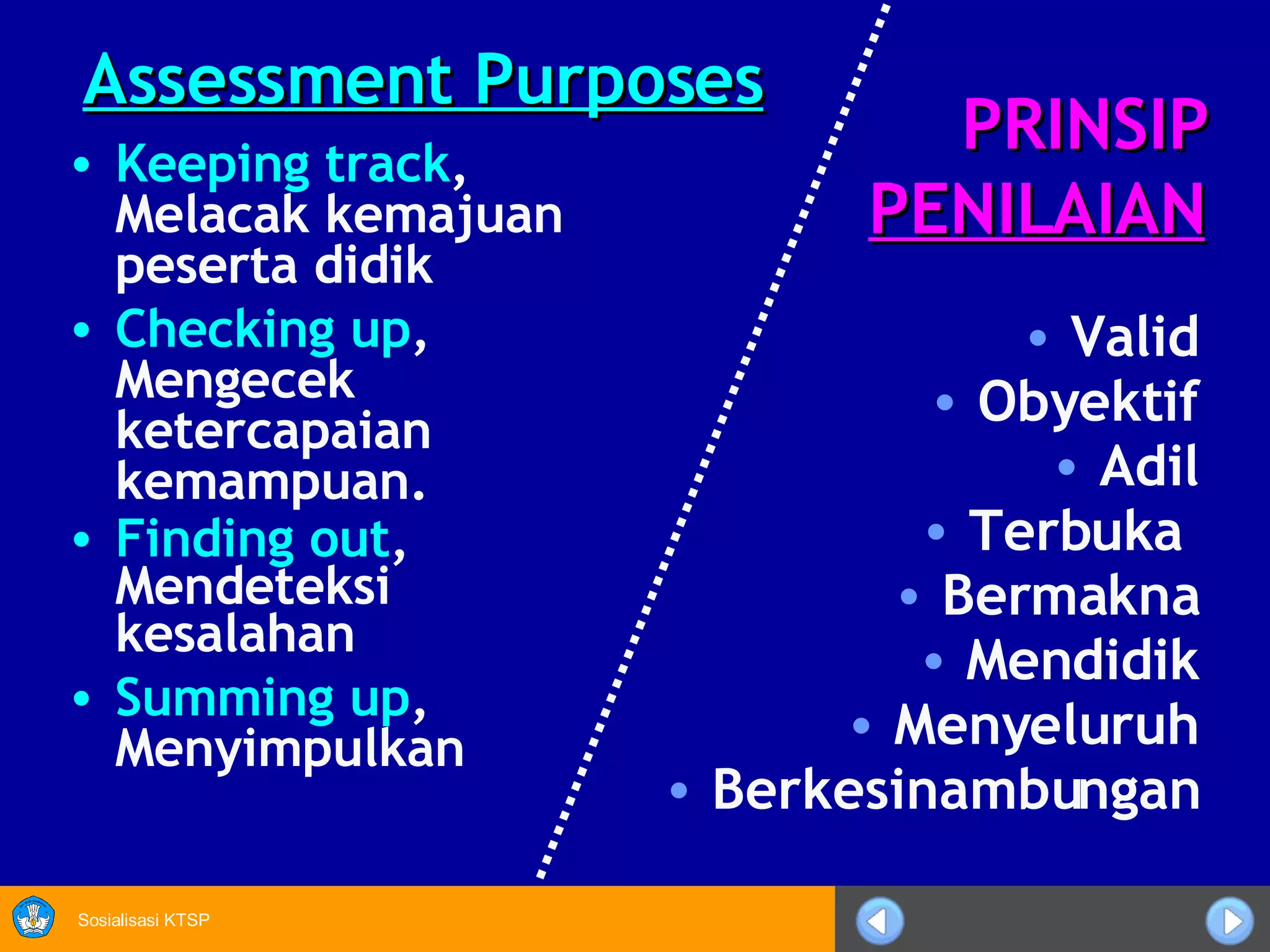 Sistem Penilaian Ktsp Sma | PPS