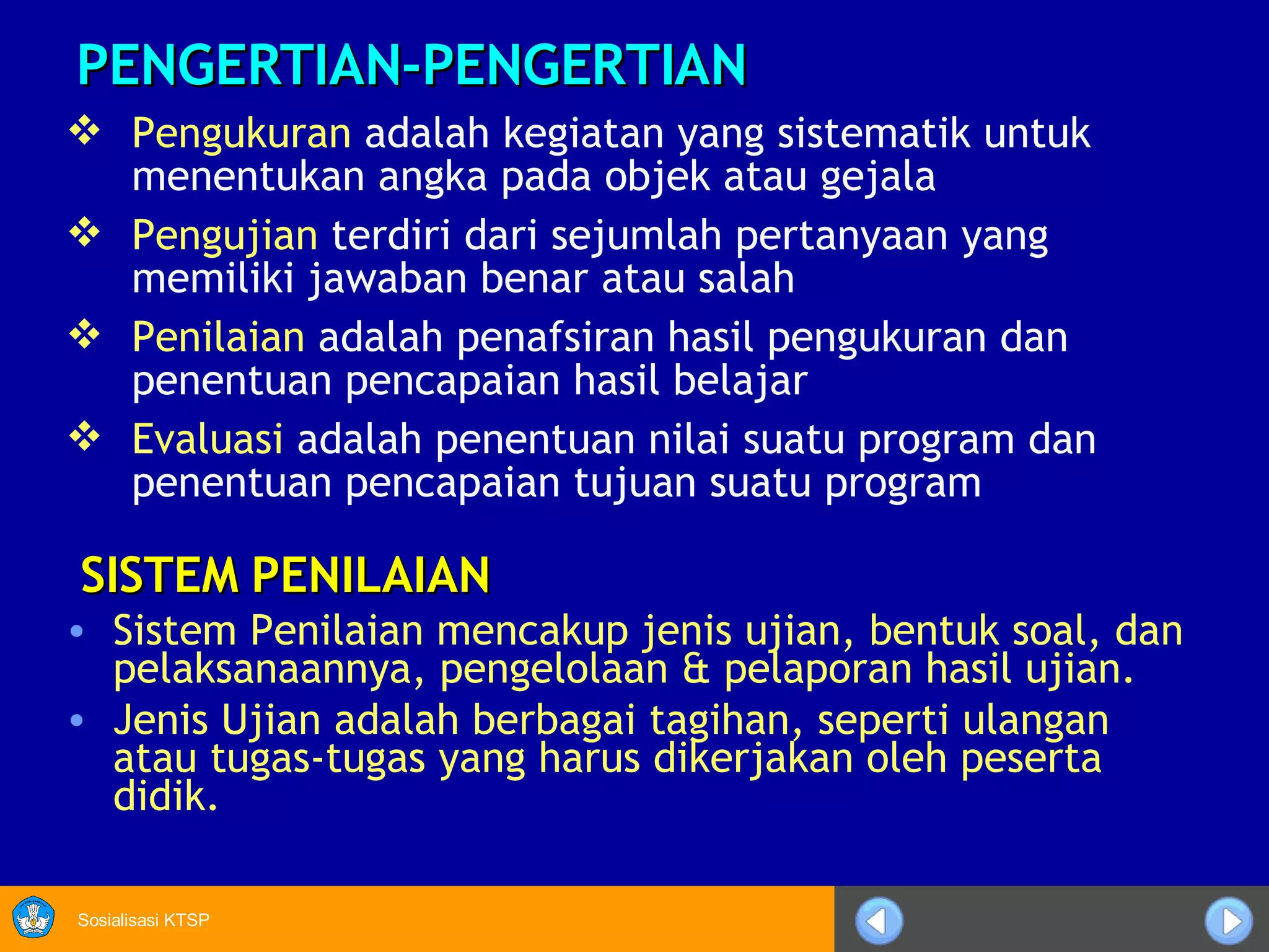 Sistem Penilaian Ktsp Sma | PPS