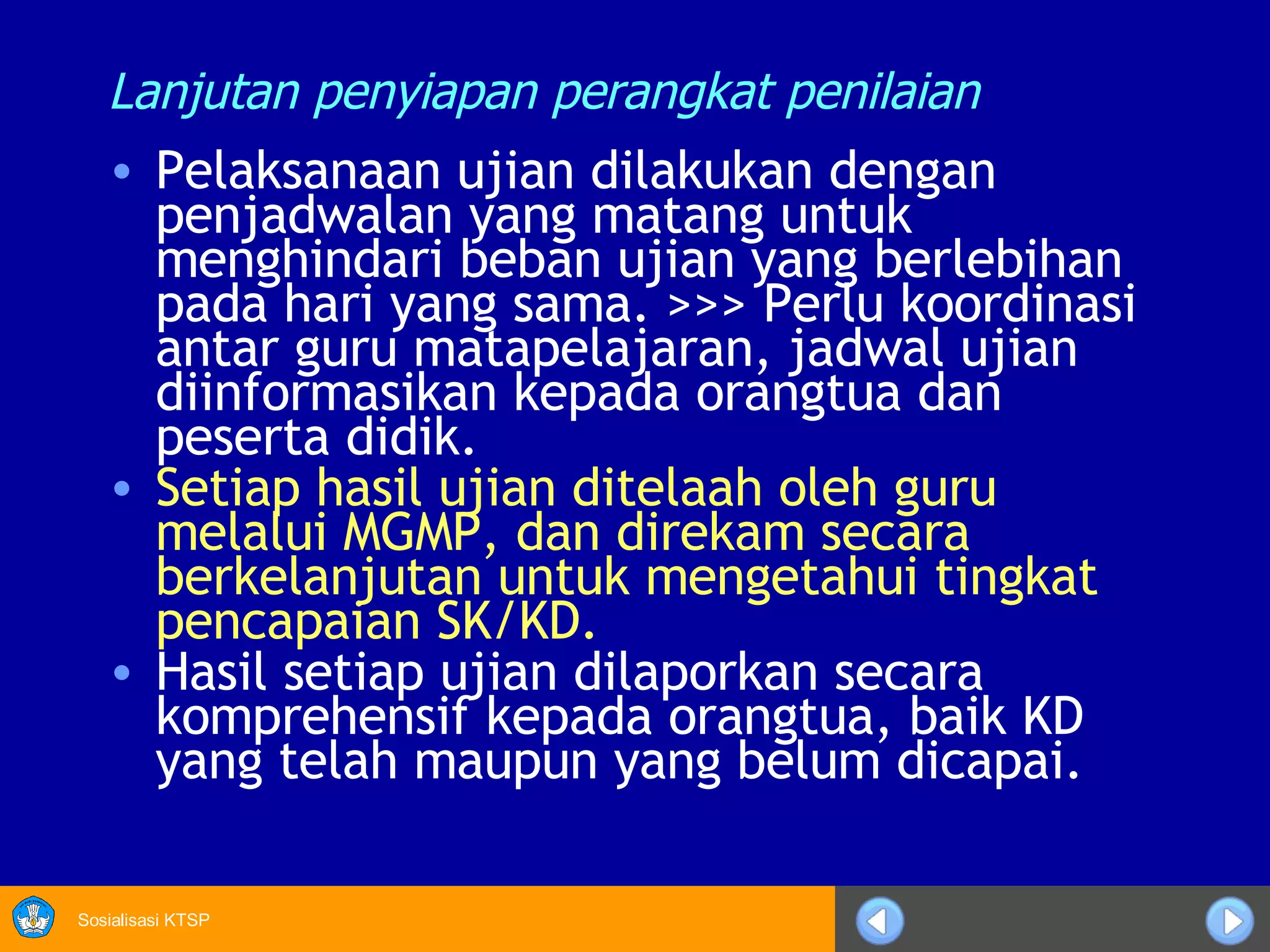 Sistem Penilaian Ktsp Sma | PPS