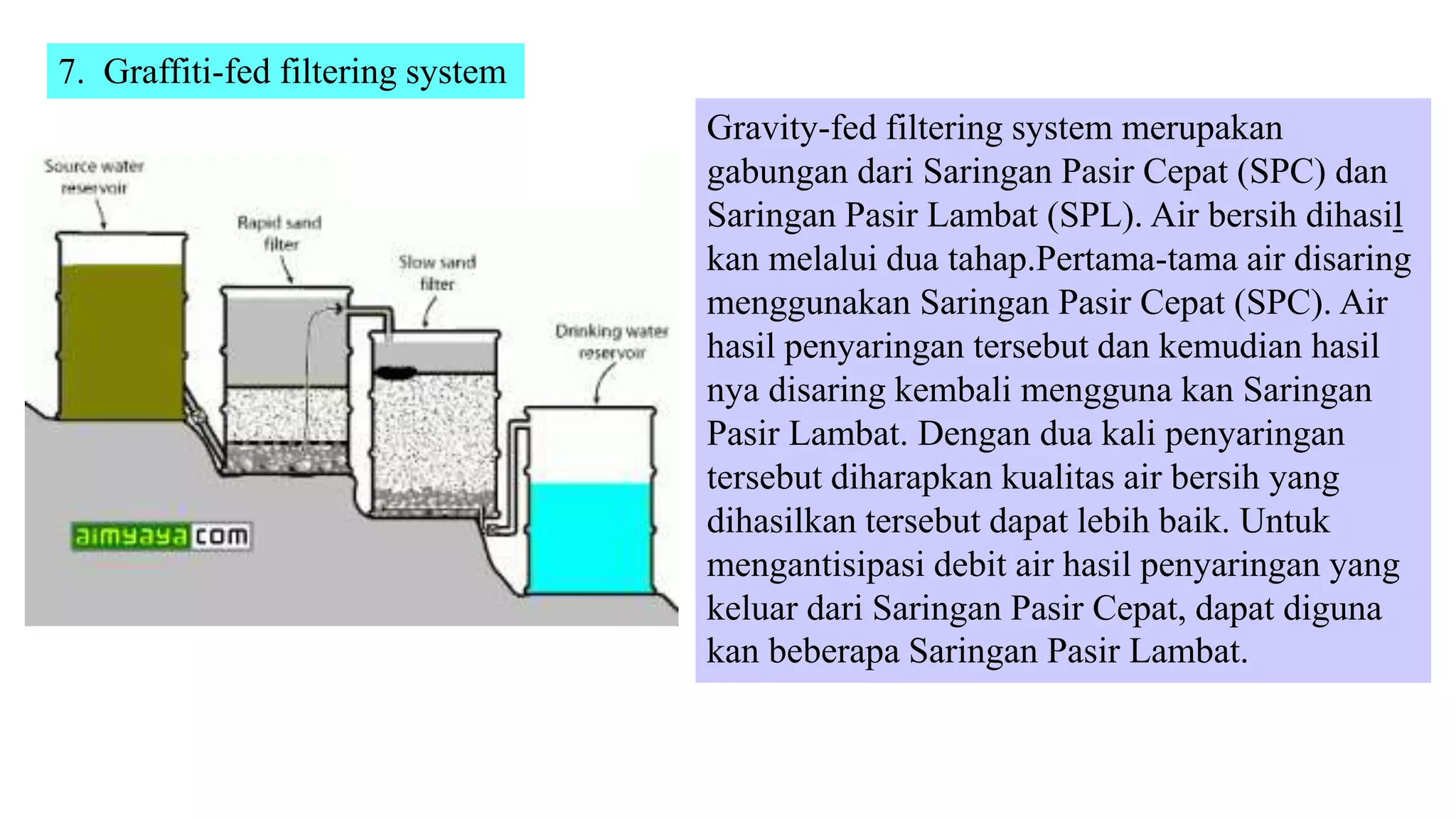 Sistem penjernihan air | PPTX