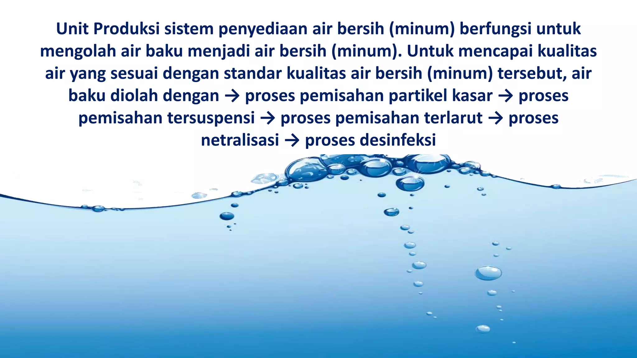 Sistem penjernihan air | PPTX