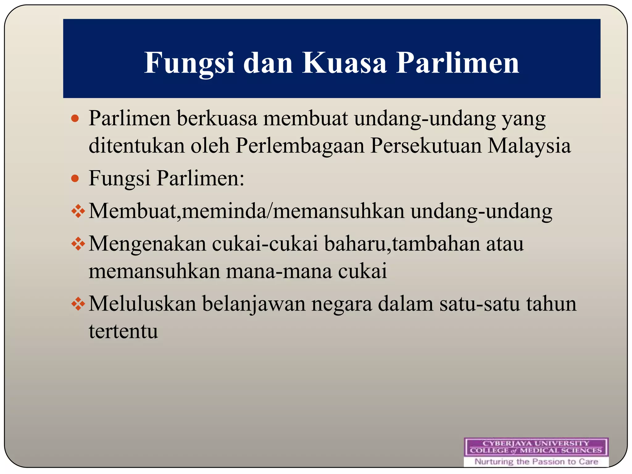 Sistem pentadbiran malaysia | PPTX