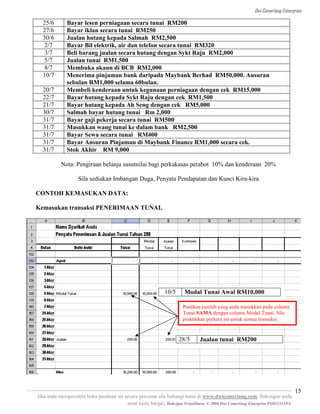 Sistem perakaunan perniagaan | PDF