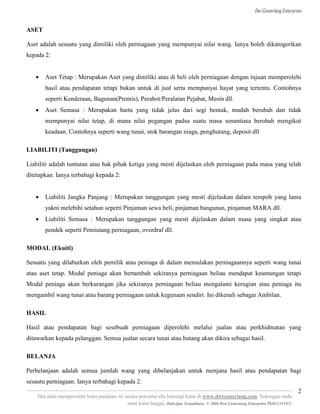 Sistem perakaunan perniagaan | PDF