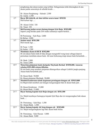 Sistem perakaunan perniagaan | PDF