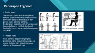 Sistem perancangan kerja (ergonomi) | PPTX