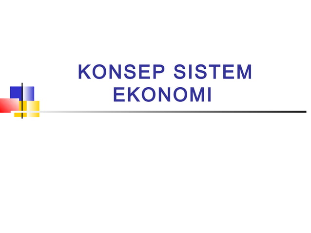 Sistem perekonomian indonesia ( 4 ) | PPT