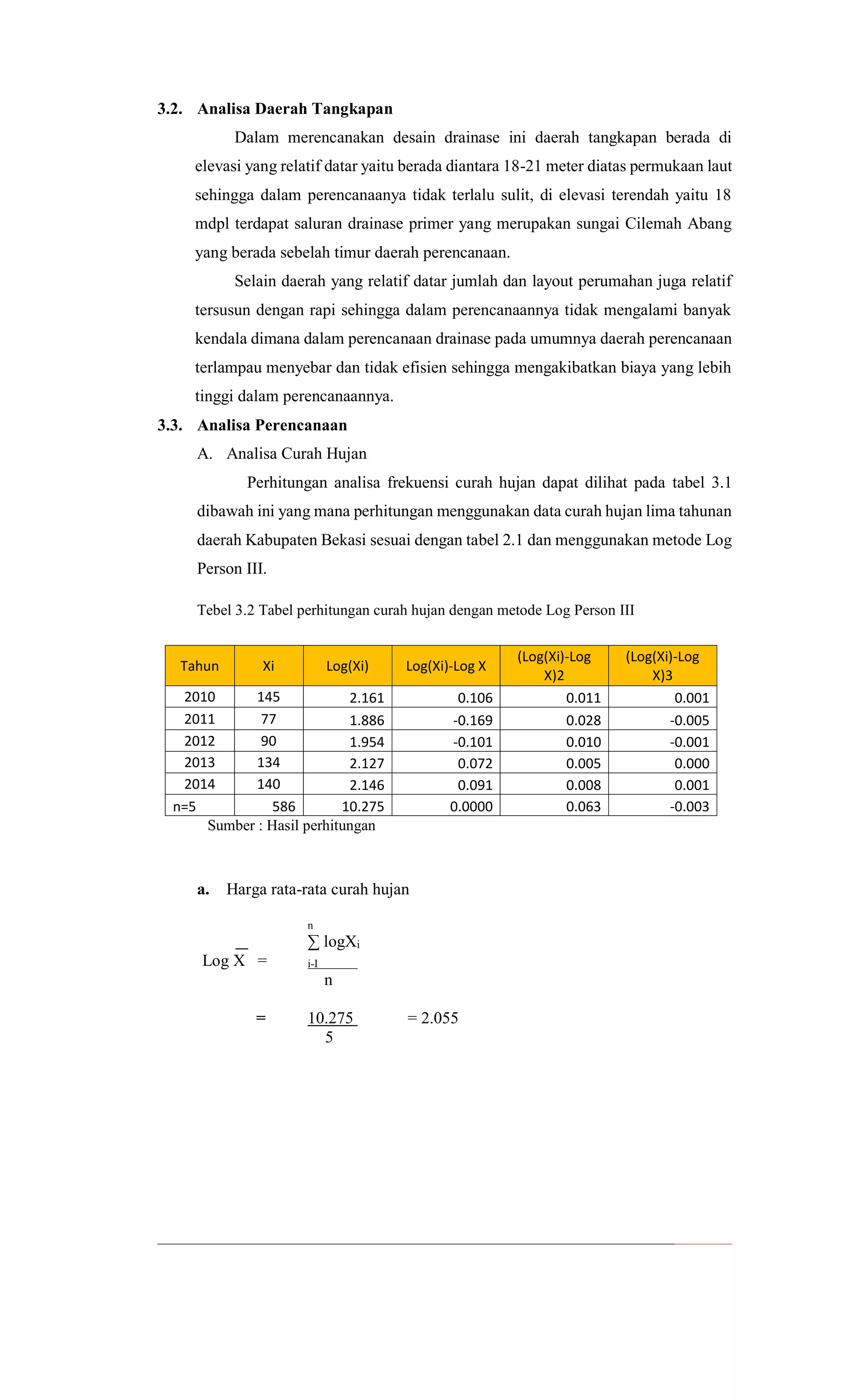 Sistem perencanaan drainase dan sawerage perumahan griya asri cikarang ...