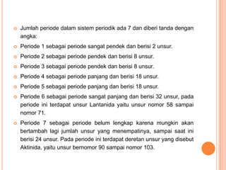 Sistem periodik indah | PPTX