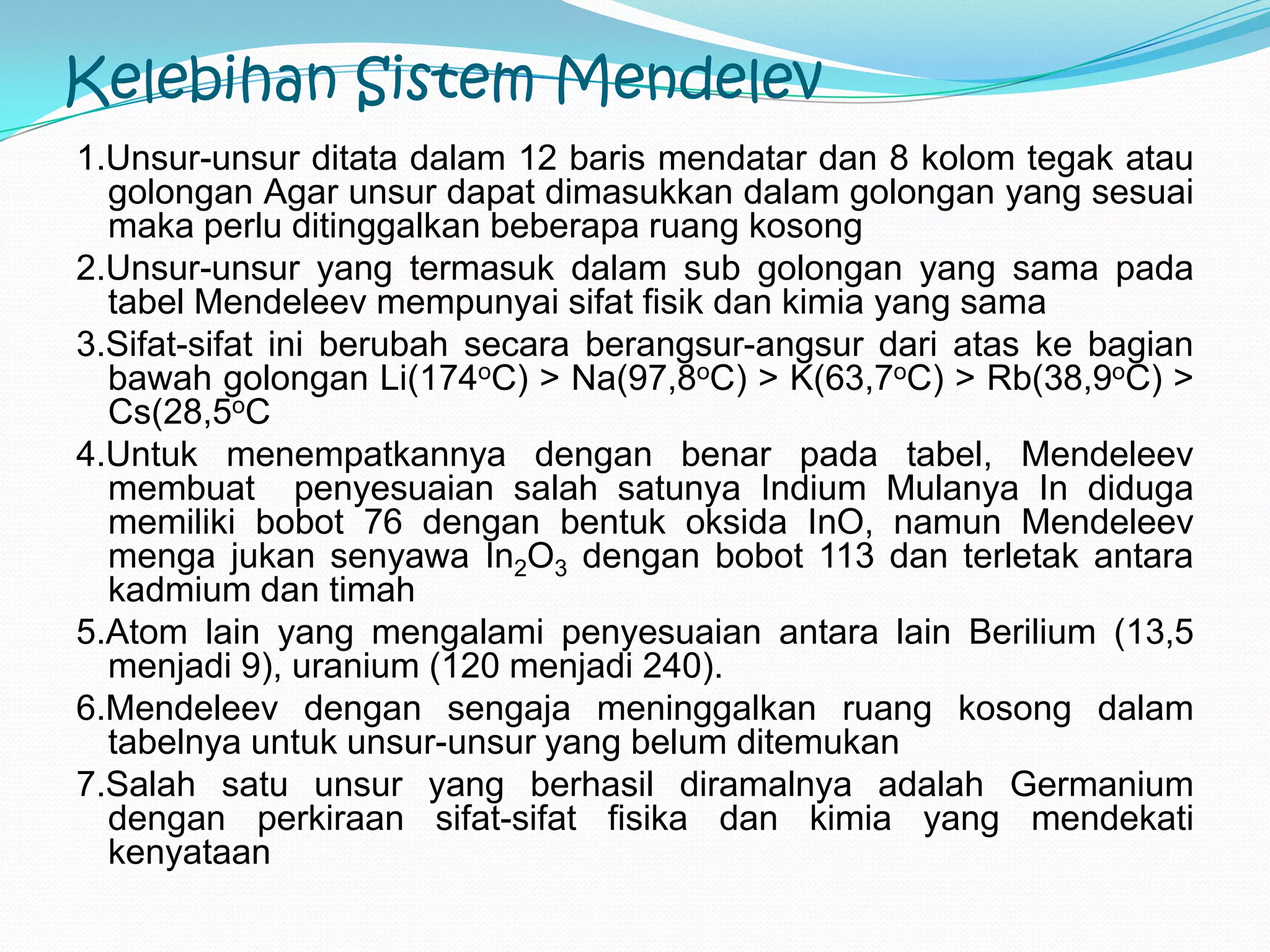 Sistem periodik unsur | PPTX