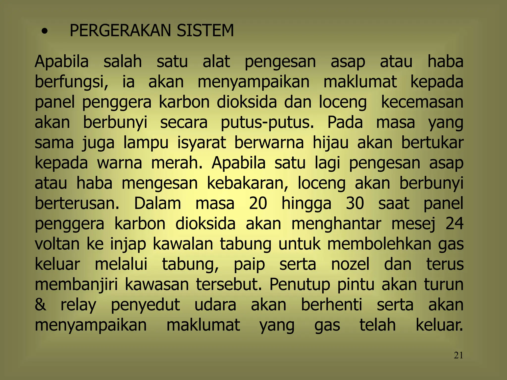 Sistem Perlindungan Kebakaran Aktif bomba | PPT