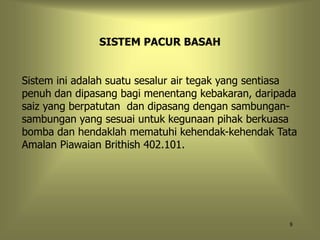 Sistem Perlindungan Kebakaran Aktif bomba | PPT