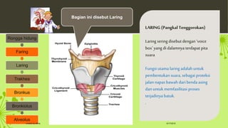 Sistem pernapasan kelas viii | PPTX