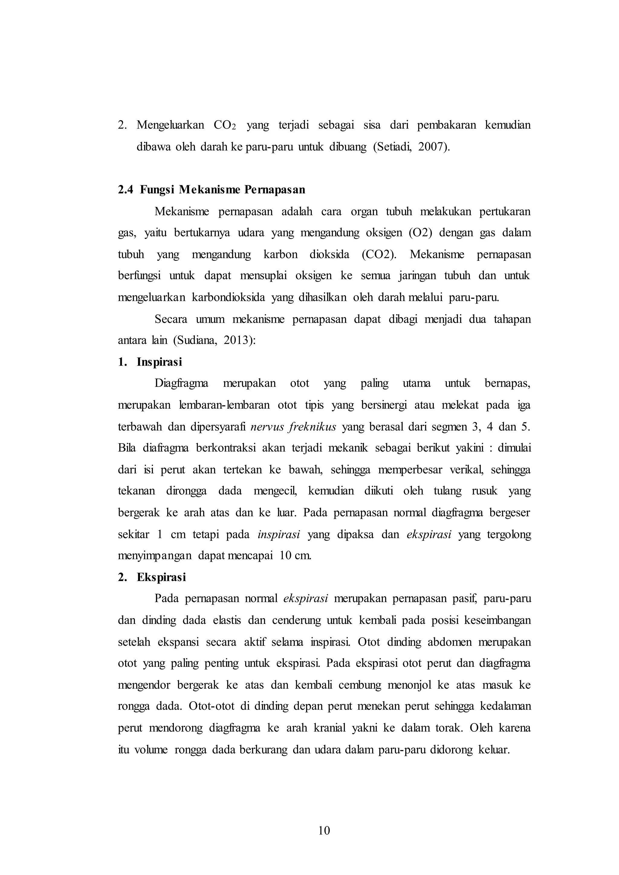 Sistem pernapasan manusia | DOCX