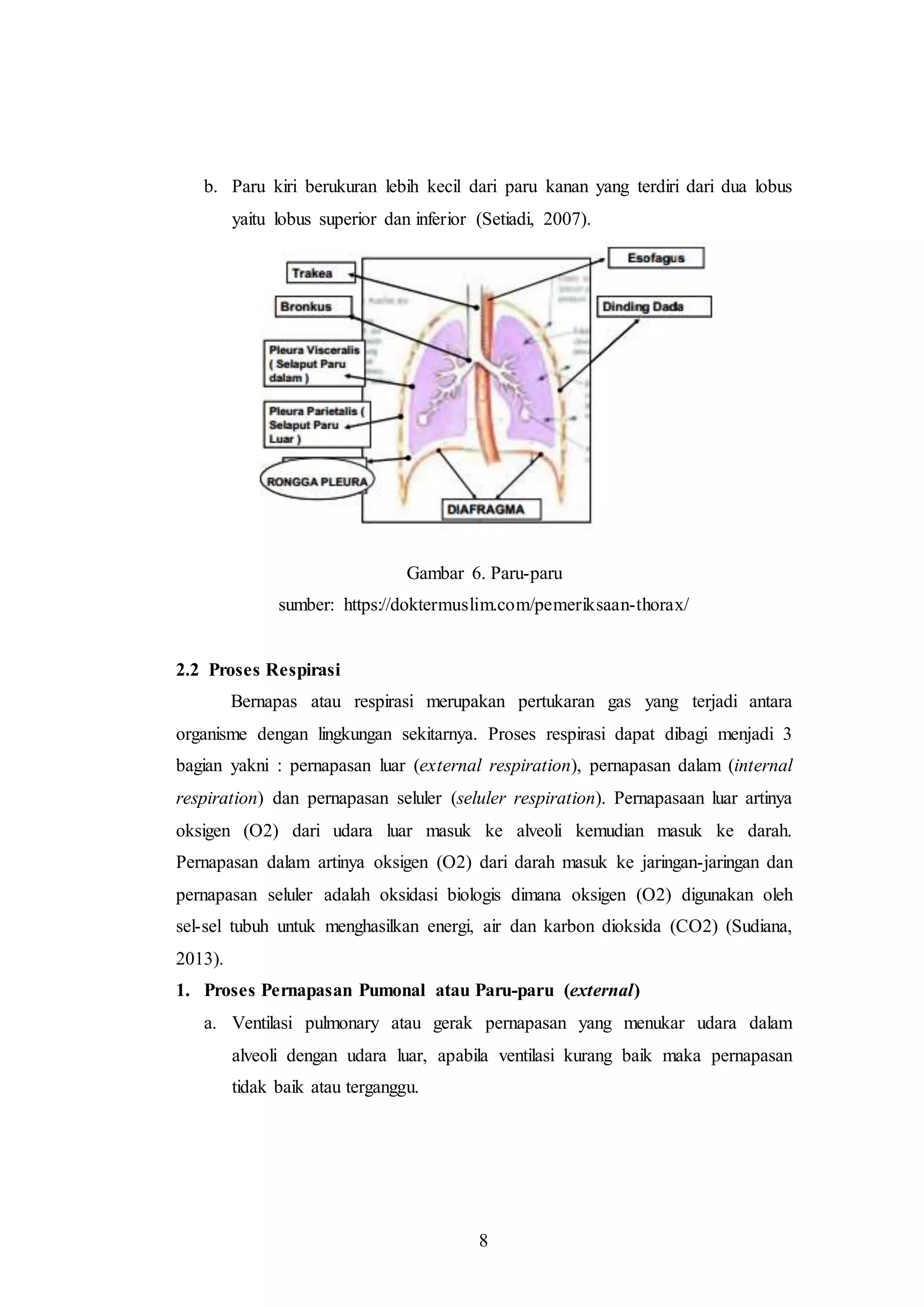 Sistem pernapasan manusia | DOCX