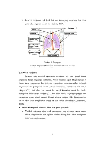 Sistem pernapasan manusia | DOCX