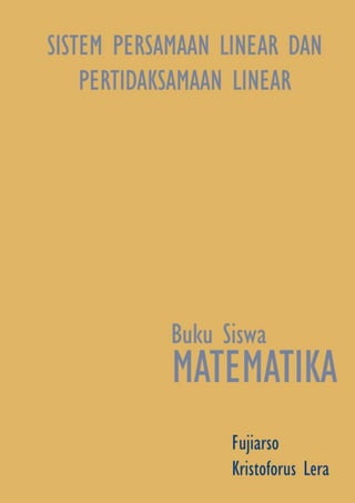 Sistem persamaan dan pertidaksamaan linear | DOCX