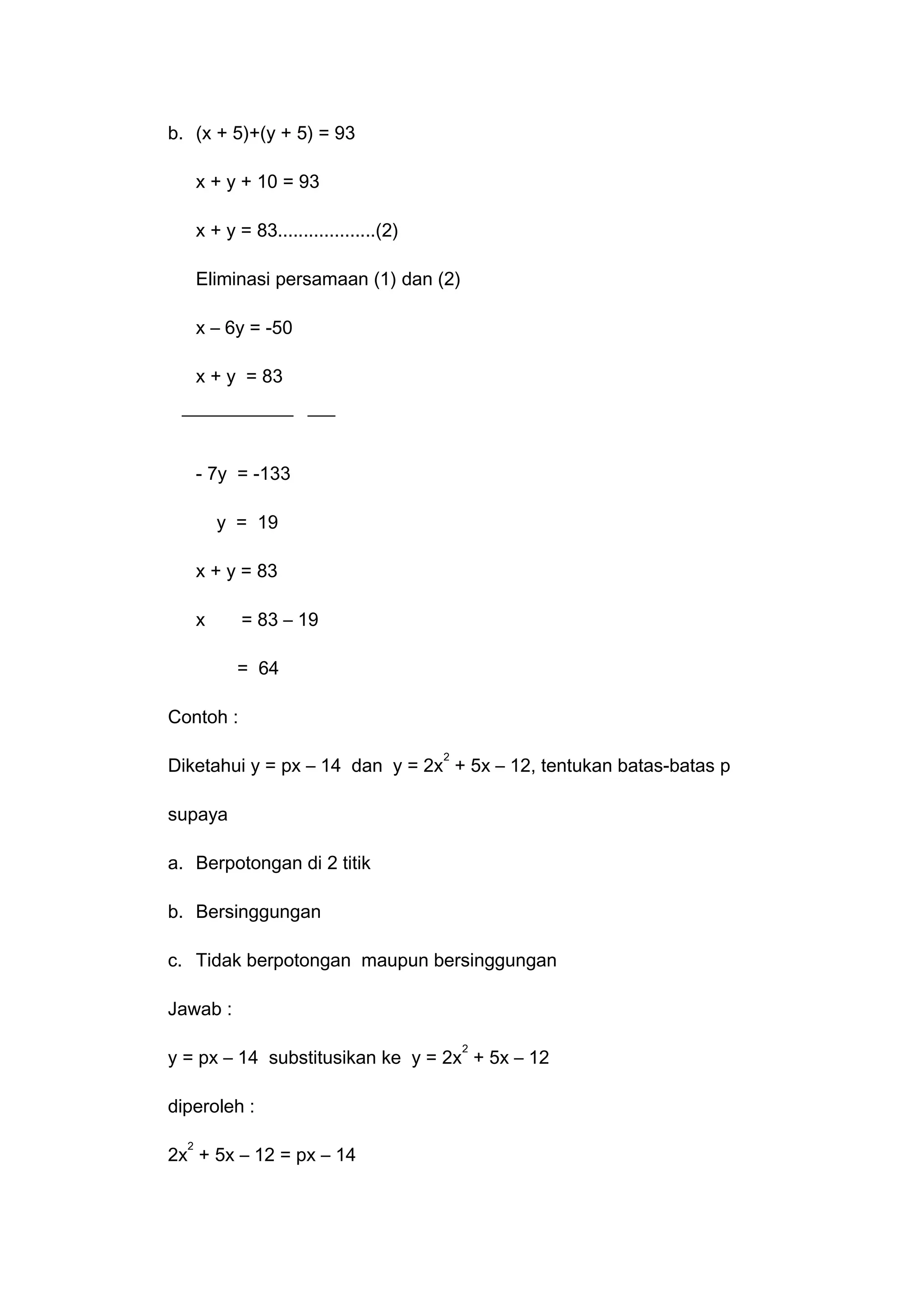 Sistem persamaan linear | PDF