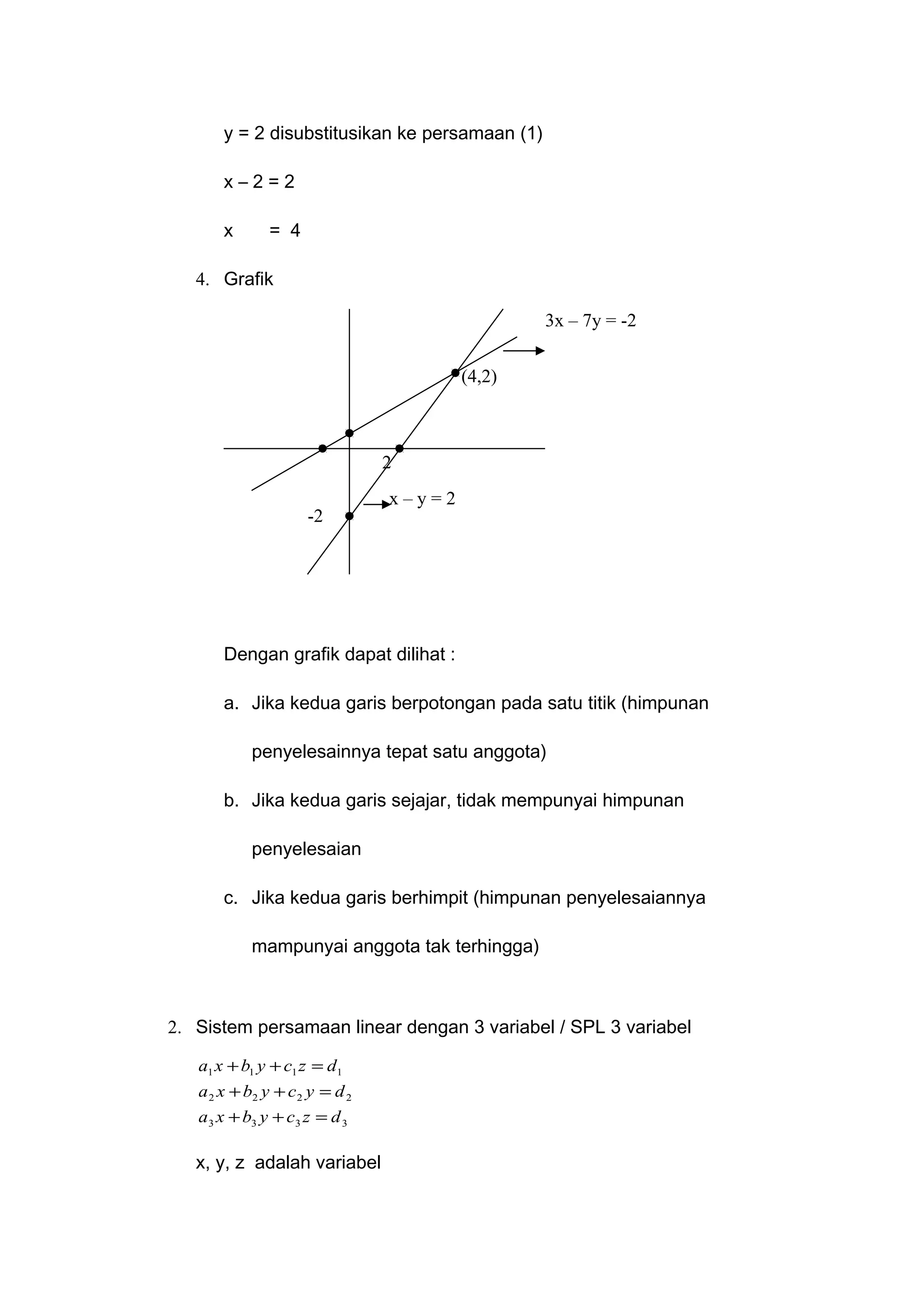 Sistem persamaan linear | PDF