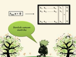 Sistem persamaan linear homogen | PPTX