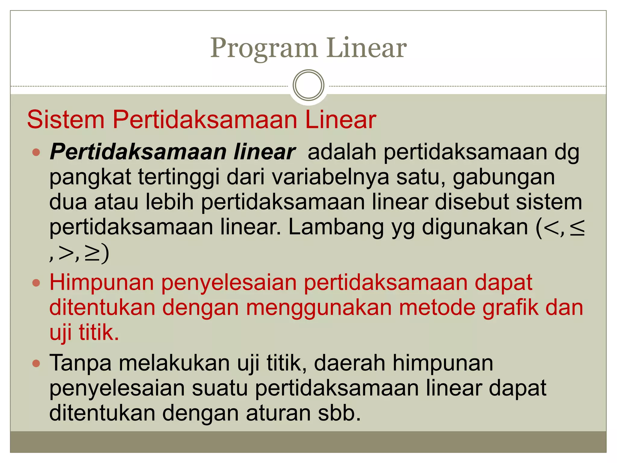 Sistem persamaan linear (spl) | PPTX