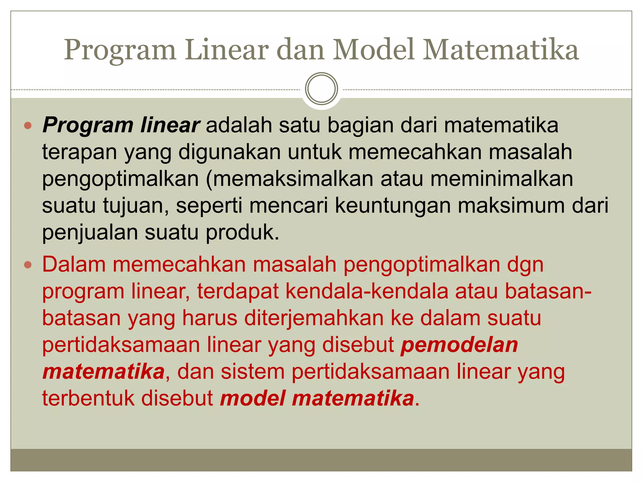Sistem persamaan linear (spl) | PPTX