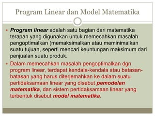 Sistem persamaan linear (spl) | PPTX