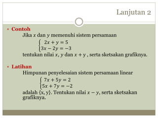 Sistem persamaan linear (spl) | PPTX