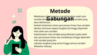 Sistem Persamaan Linear Tiga Variabel Presentasi Merah Muda Hijau Gaya ...