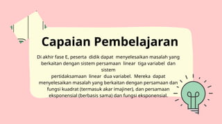Sistem Persamaan Linear Tiga Variabel Presentasi Merah Muda Hijau Gaya ...