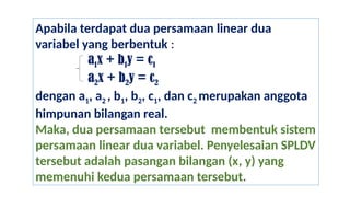 Sistem Persamaan Linier Dua Variabel (SPLDV).pptx