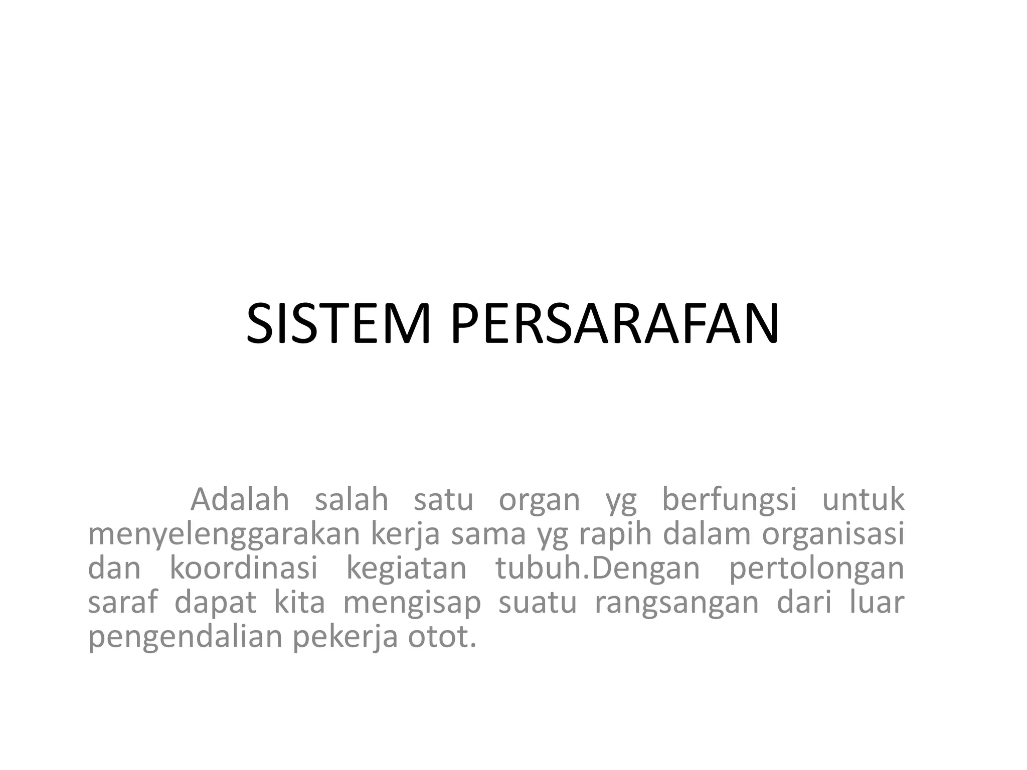 Sistem persarapan | PPTX