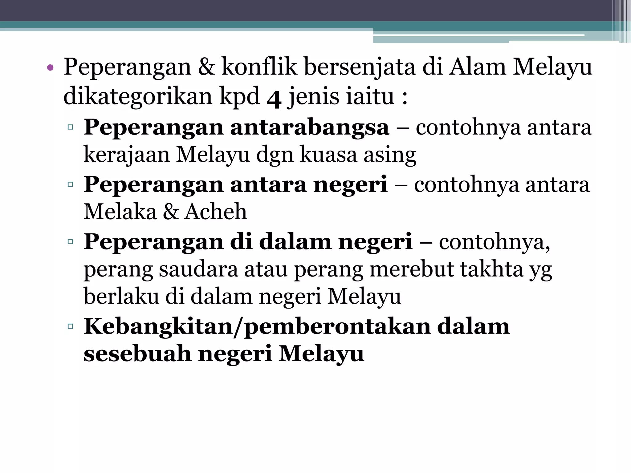 Sistem Pertahanan Tamadun Indus & Alam Melayu | PPTX