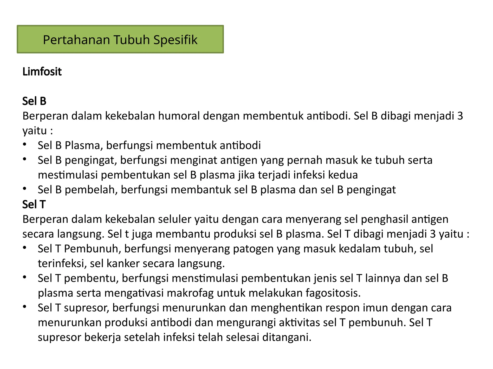 SISTEM PERTAHANAN TUBUH MATERI BIOLOGI XI | PPTX