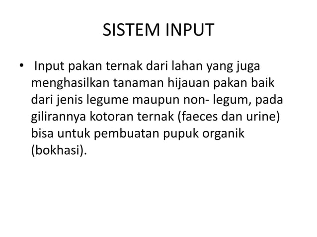Sistem pertanian terpadu | PPTX