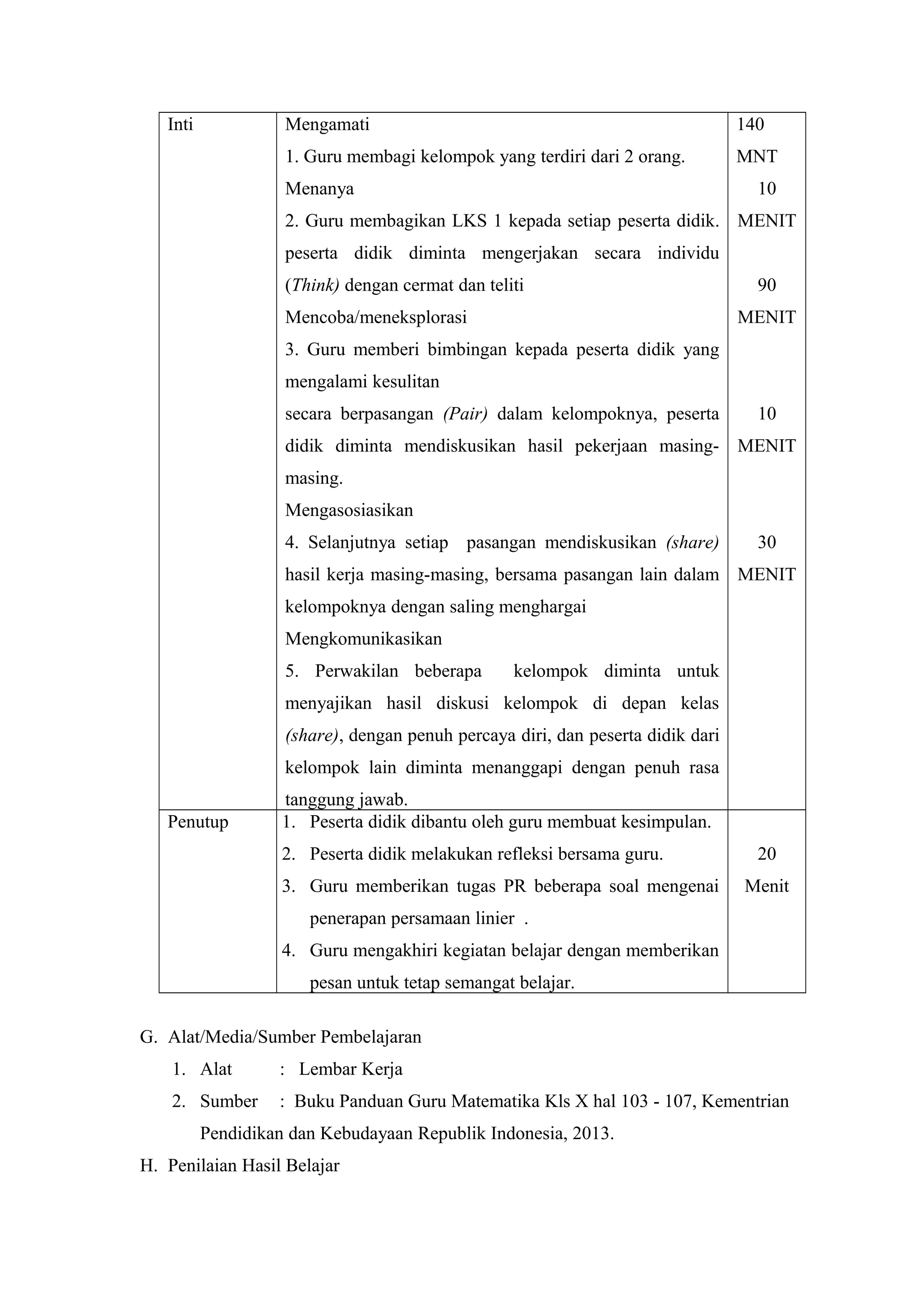 Sistem pertidaksamaan linear dua variabel | DOC
