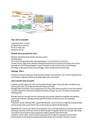 Sistem perusahaan dari_supply_chains | PDF