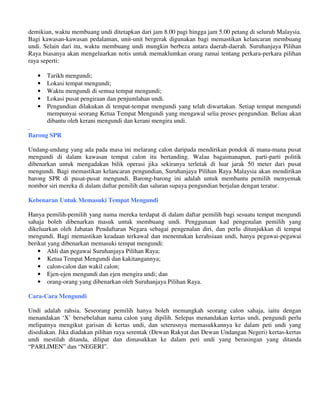 Sistem pilihanraya | PDF