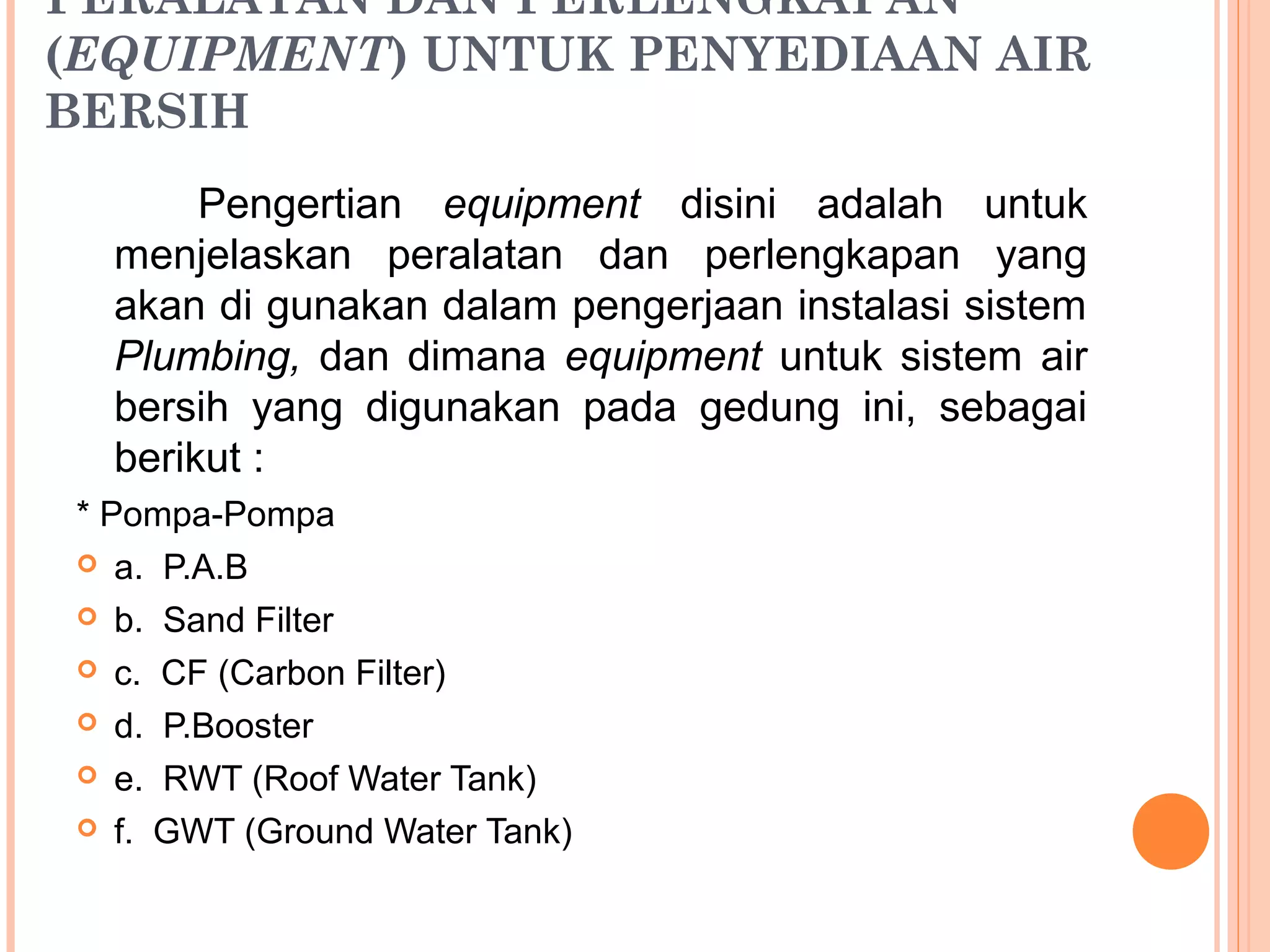 Sistem plumbing gedung bertingkat | PPT