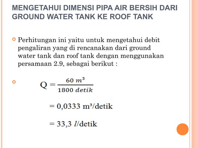 Sistem plumbing gedung bertingkat | PPT