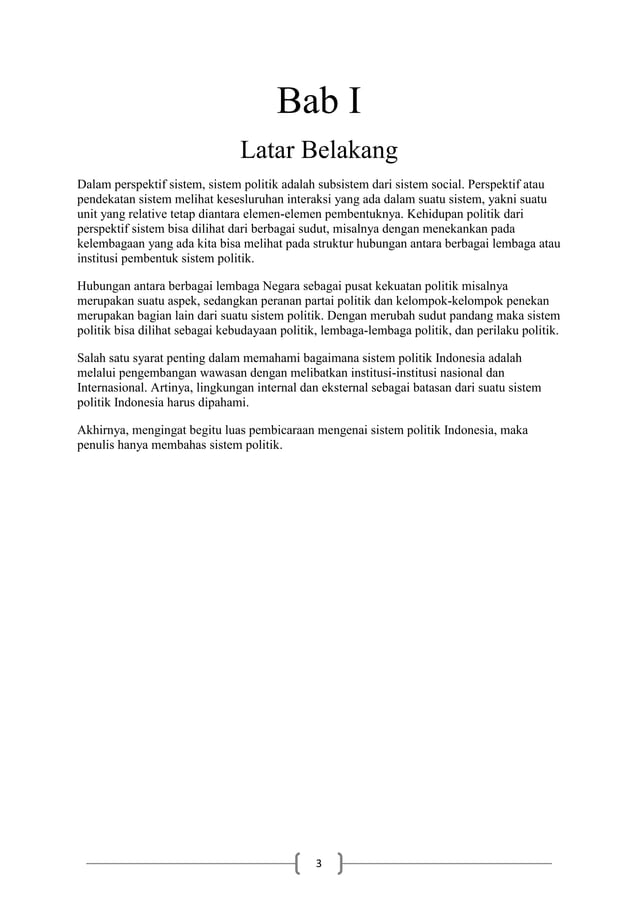 Sistem politik di indonesia | PDF