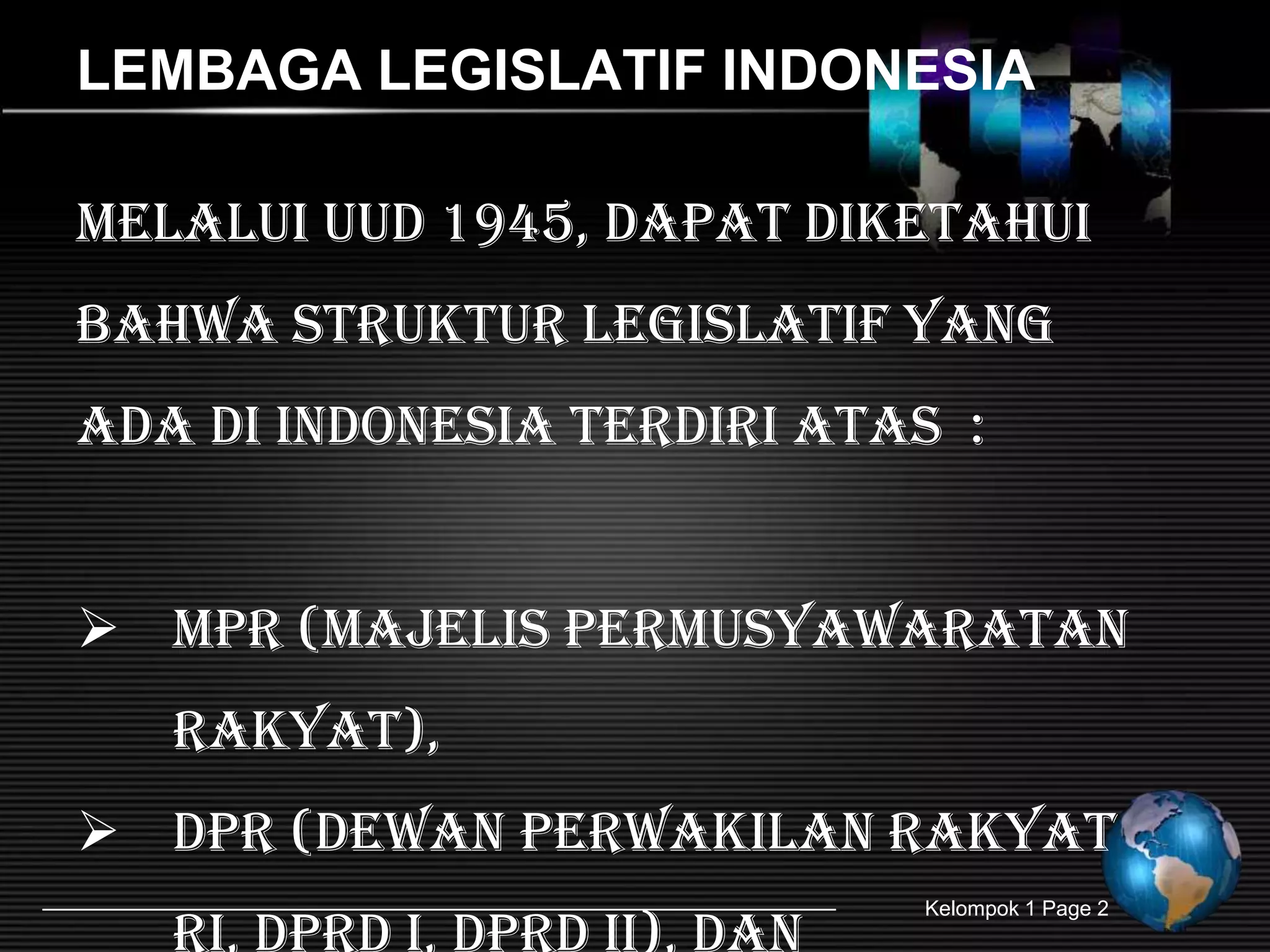 Sistem politik indonesia | PPTX
