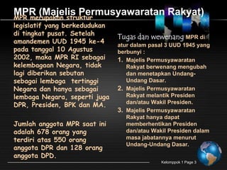 Sistem politik indonesia | PPTX