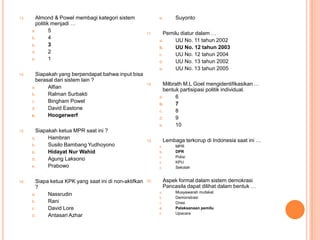 Sistem politik indonesia | PPTX