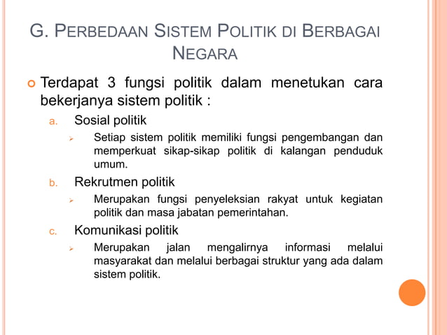Sistem politik indonesia | PPTX