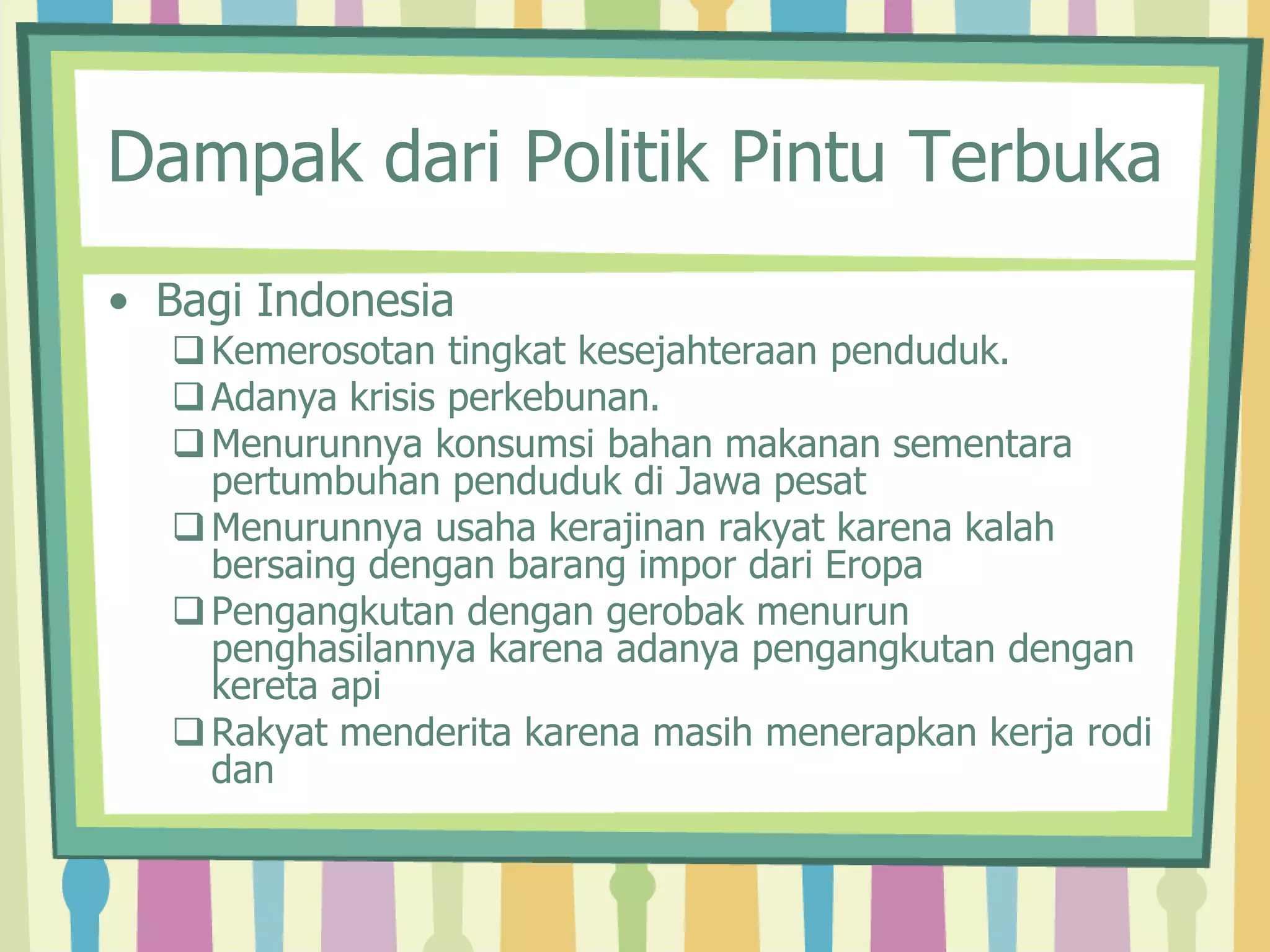 POLITIK PINTU TERBUKA BELANDA | PPTX